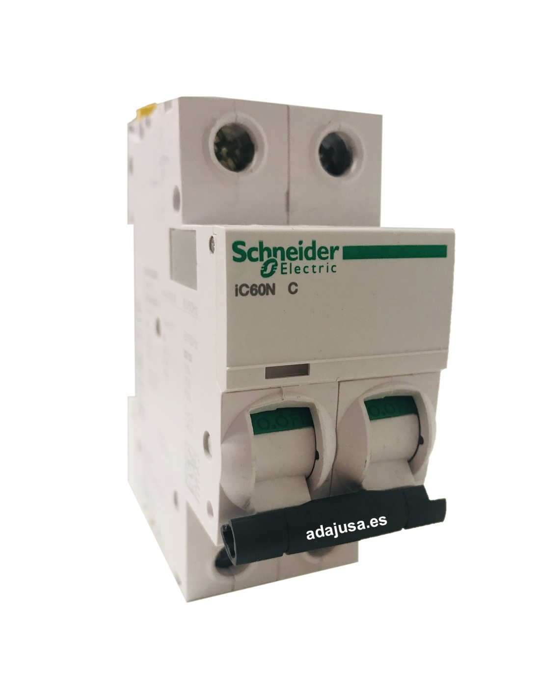 Bipolar MCB circuit breakers 2 poles curved C Schneider electric | ADAJUSA