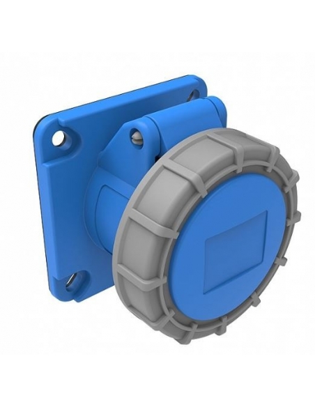 Industrial socket base BC1-1403-7413 CEE CETAC 16A 2 Poles IP67 ...