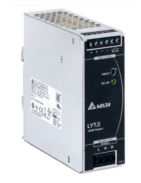 Delta 24Vdc 5A Switching Power supply 120W DRL-24V120W1AS