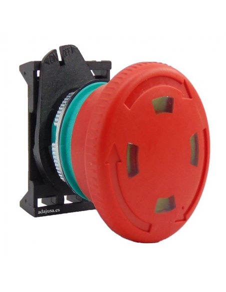 Emergency push-button head 40mm 22mm PPFN1P4C Giovenzana | ADAJUSA