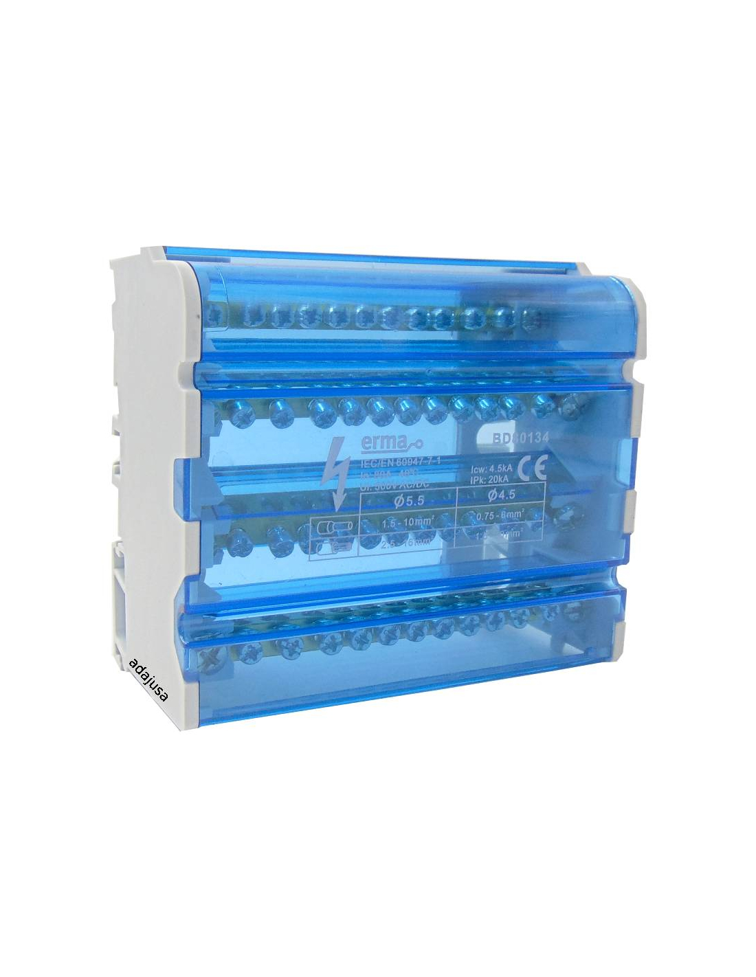 Four-pole splitter electrical connection 13 outlets BD80134 Gaestopas ...