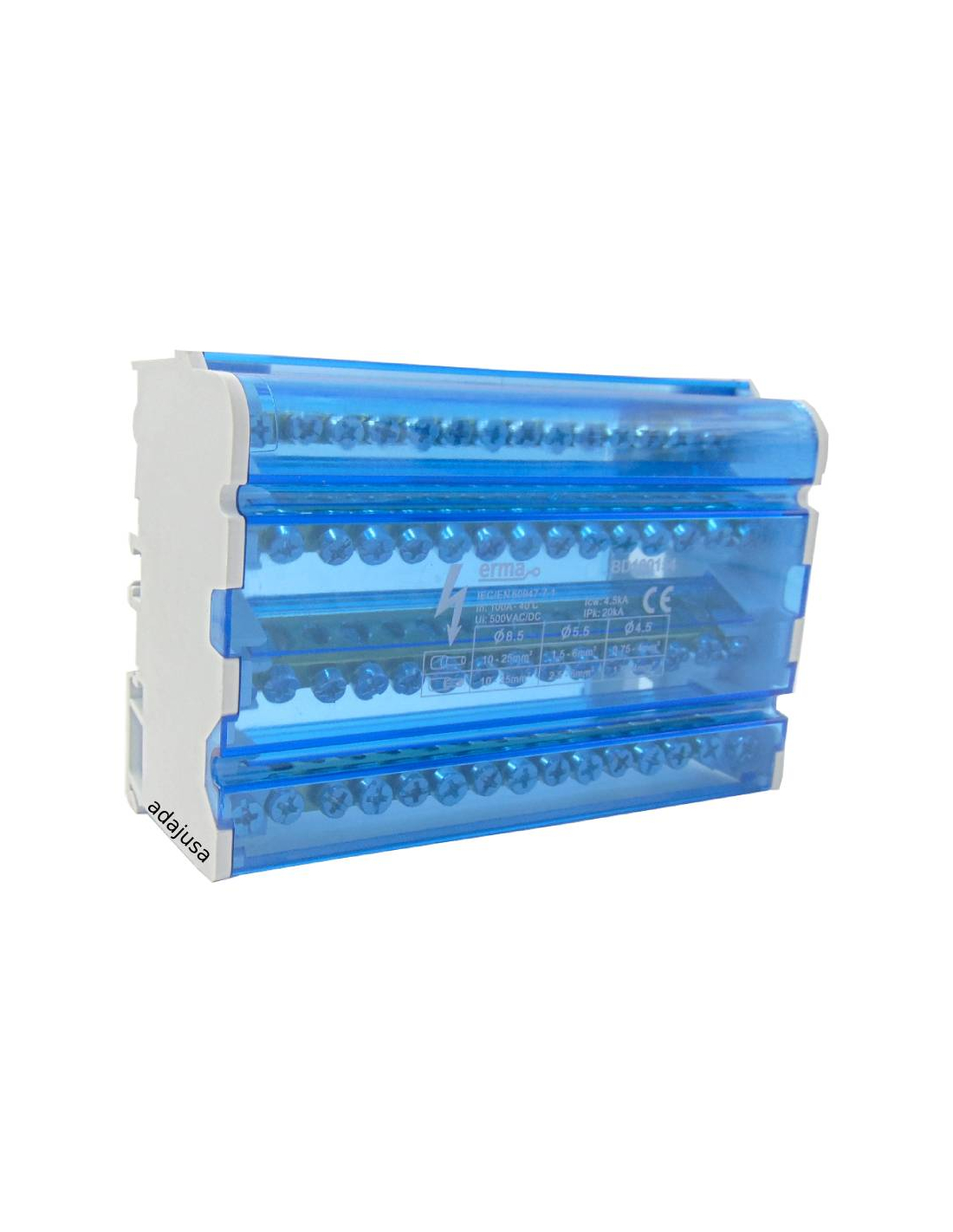 Four-pole splitter with electrical connection 15 outlets BD100154 ...