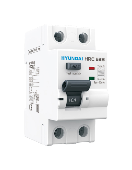 Single- single-phase differential switch 40A 30mA class B HRC63S ...