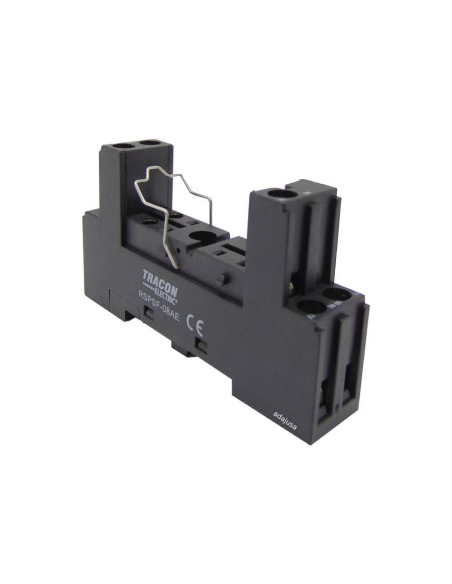 Base for miniature relay 2 contacts 5A 8 pins RSPSF-08AE | ADAJUSA : price
