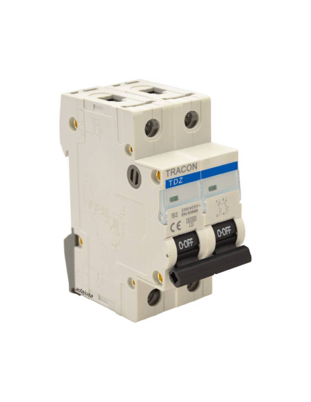 Magnetothermal switch 2 poles 32A Curve C Tracon TDZ-2C-32 | ADAJUSA ...
