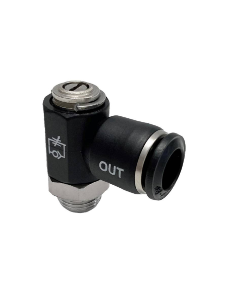 One-way swivel Regulator with 3/8" tube diameter adjustment screw for ...
