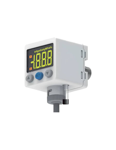 Digital pressure switch 2 PNP outputs + analog output Aignep PR02P02P2 ...