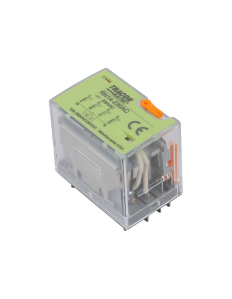 Miniature relay 4 contacts 24Vdc 12A RN14-24DC | ADAJUSA | price