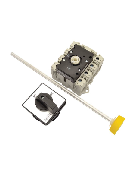 3 pole 32A ON-OFF Switch disconnector cabinet bottom handle TS-32/3K ...