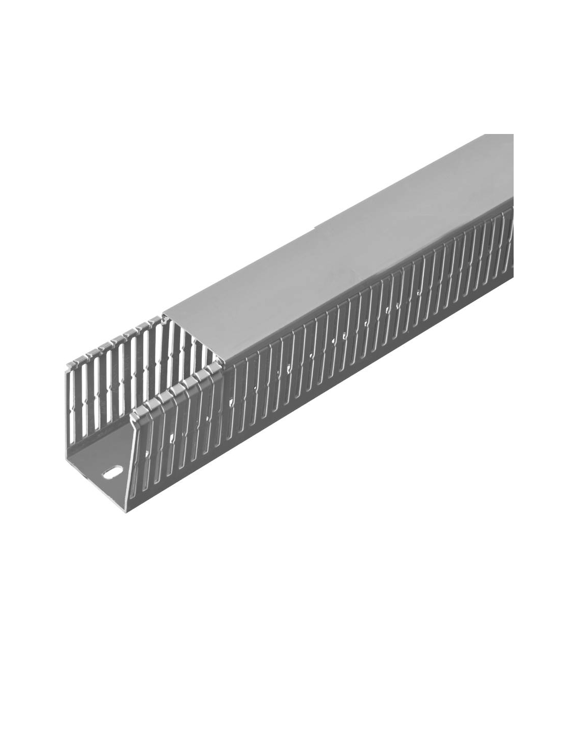 Gutter slotted with cover 40x40 PVC ECS404040 Elettrocanali | ADAJUSA ...