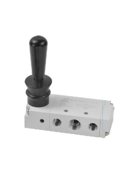 Valve 1/4 5-way 3-position lever MVHB-220-4-TVR pressure