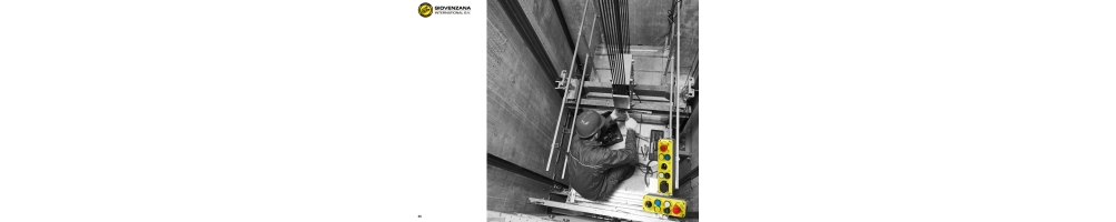 Range of elements and components for elevators and lifting Giovenzana ...