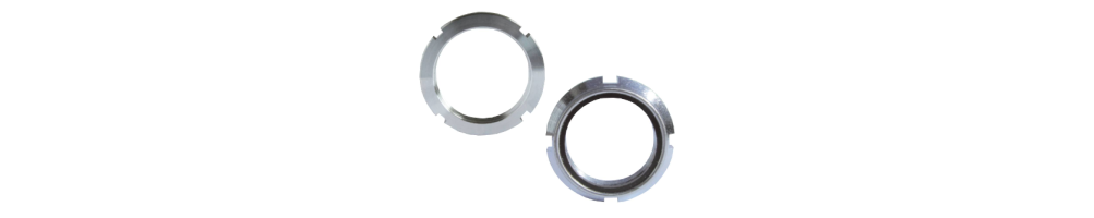 Safety and self-locking nuts for securing bearings on ISB axles | ADAJUSA