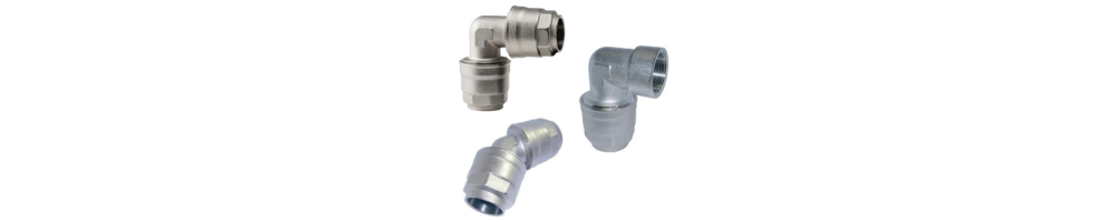 Elbow union fittings for compressed air installations Aignep | ADAJUSA