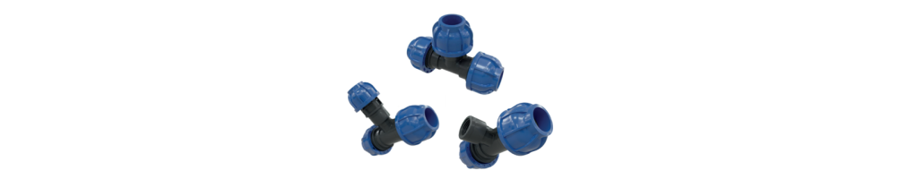 "T" union fittings for Sicomat compressed air installations | ADAJUSA