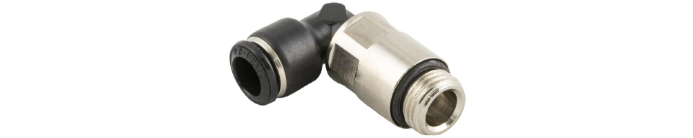 Fittings extended male cylindrical instant swivel elbow for pneumatic ...