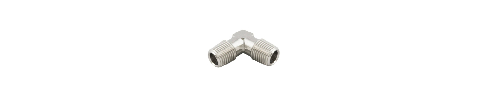 Wide variety of L-shaped male thread Fittings in AISI 316L STAINLESS ...