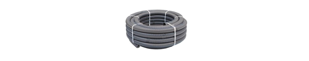Flexible spiral PVC tube with Pg thread for electrical installations