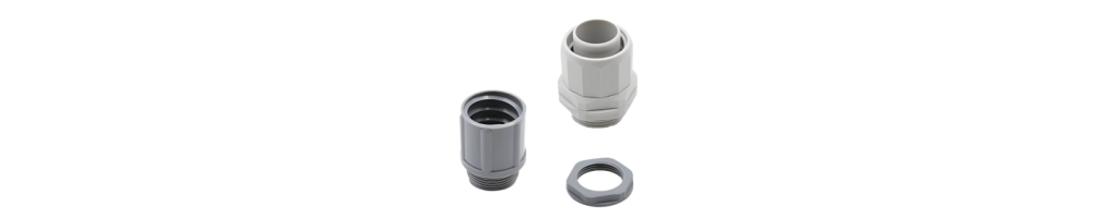 Polyamide Cable gland for flexible PVC pipes
