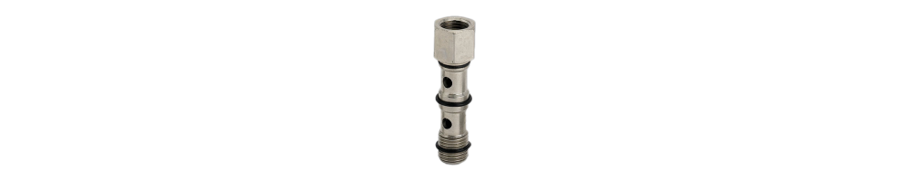 Double brass through bolts for quick connection of rings, pressures of ...